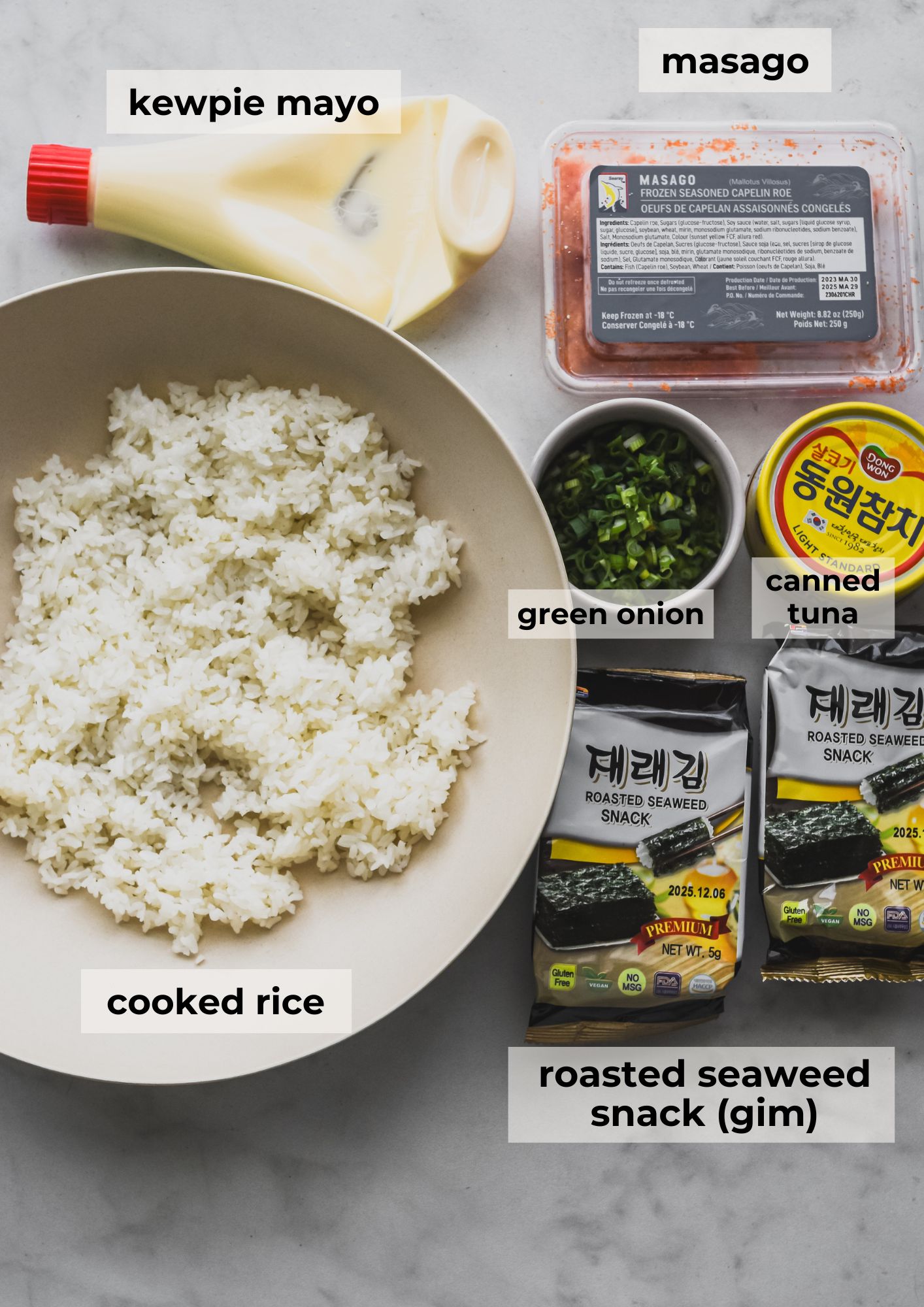 Tuna Mayo Korean Rice Balls (Jumeok Bap) | The Subversive Table