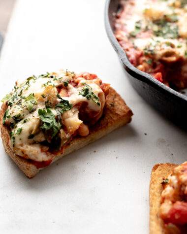 Pizza Beans (Cheesy White Bean Tomato Bake) | The Subversive Table