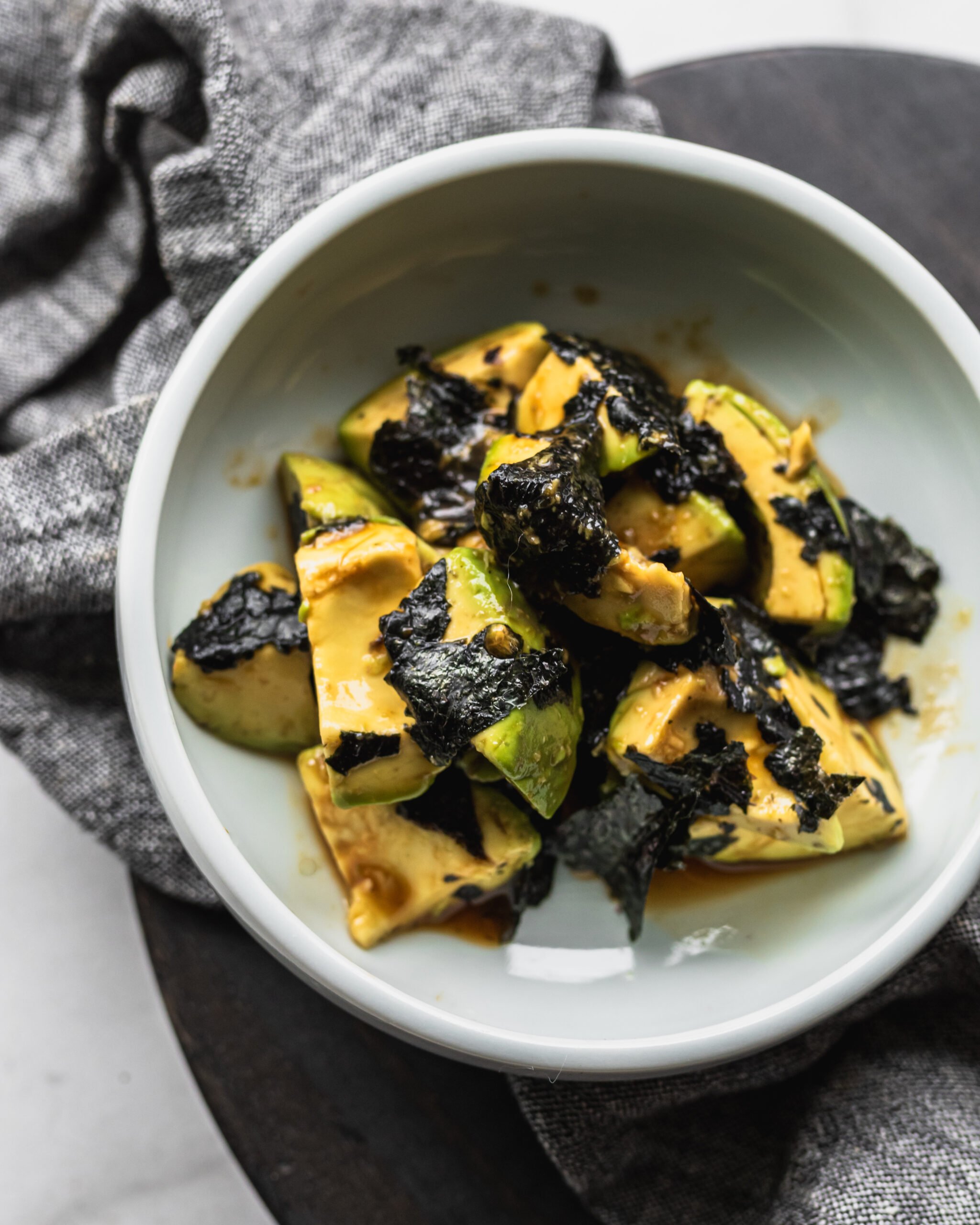 Easy Japanese Avocado Salad with Wasabi + Nori | The Subversive Table