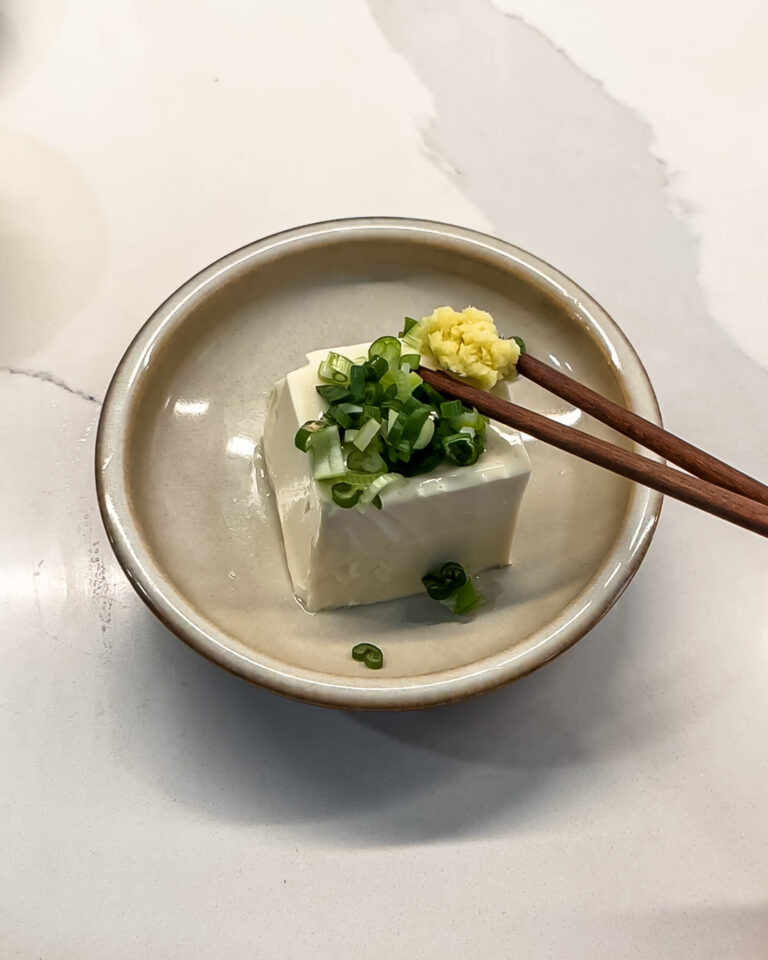 Easy Japanese Cold Tofu (Hiyayakko) | The Subversive Table