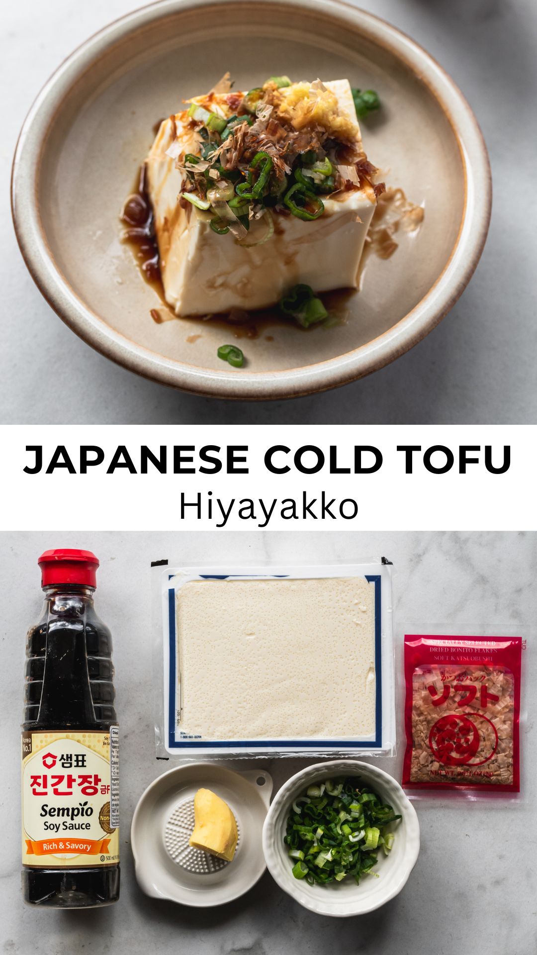 Easy Japanese Cold Tofu (Hiyayakko) | The Subversive Table